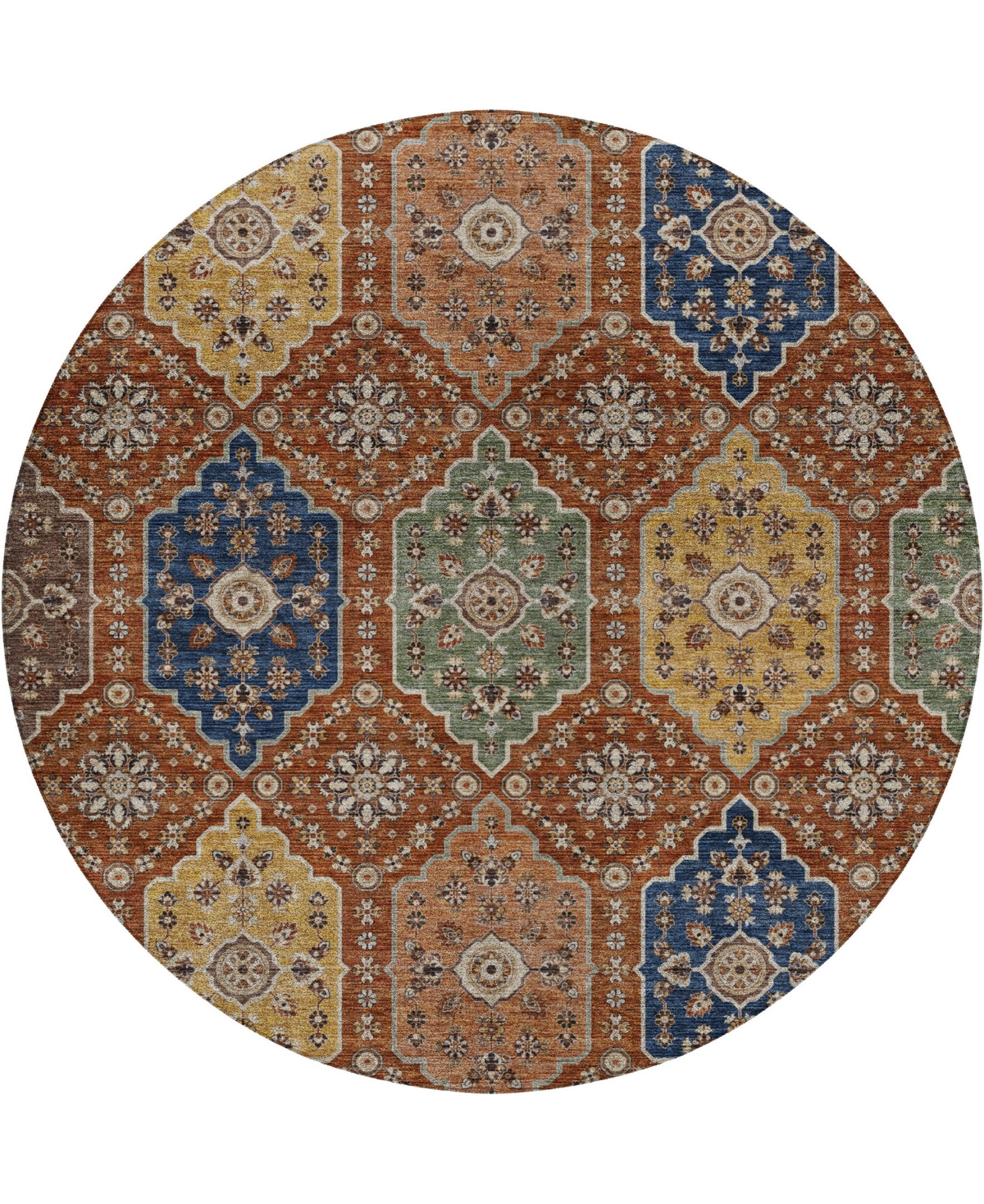 Click here for Dalyn Silk Road SR7 8x8 Round Area Rug - Clay prices