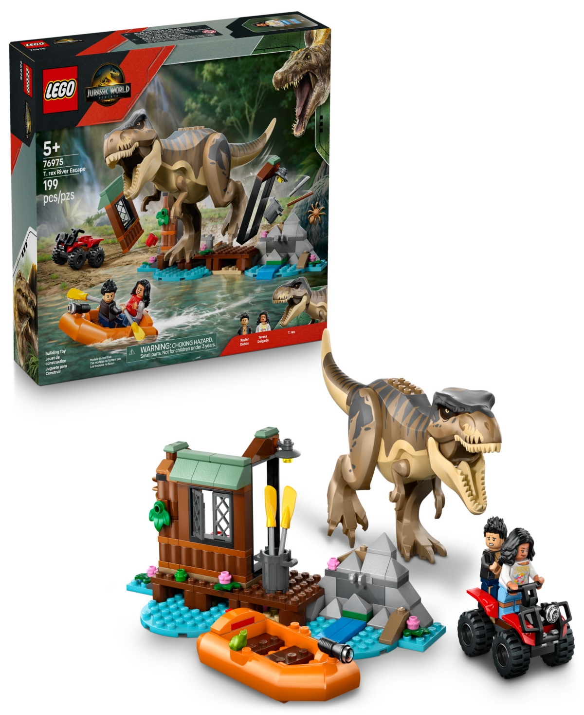Click here for Lego Jurassic World T. Rex River Escape Dinosaur T... prices