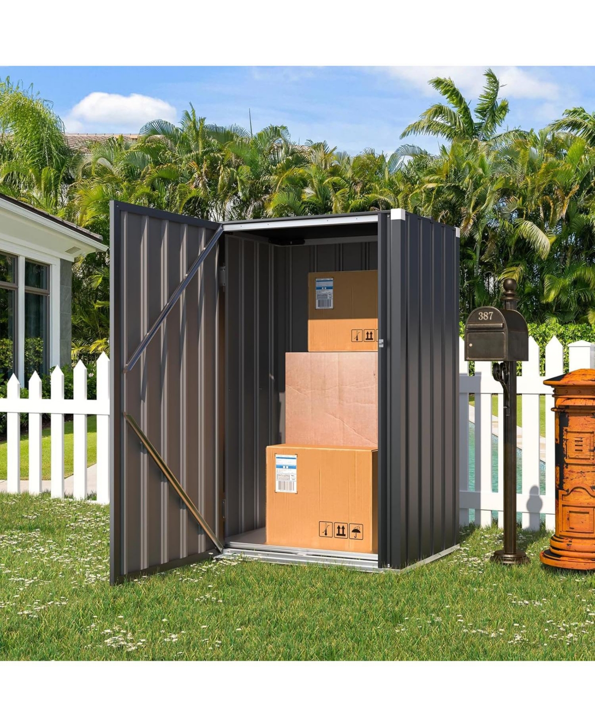 Click here for Aecojoy Outdoor Storage Cabinet & Package Delivery... prices