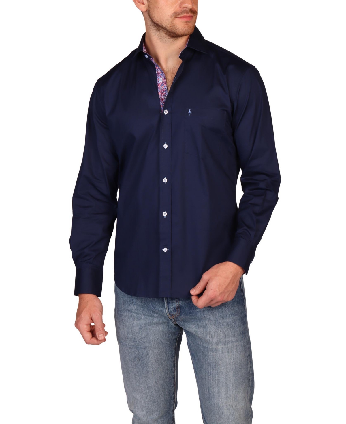 Click here for Tailorbyrd Mens Signature Solid Long Sleeve Shirt... prices