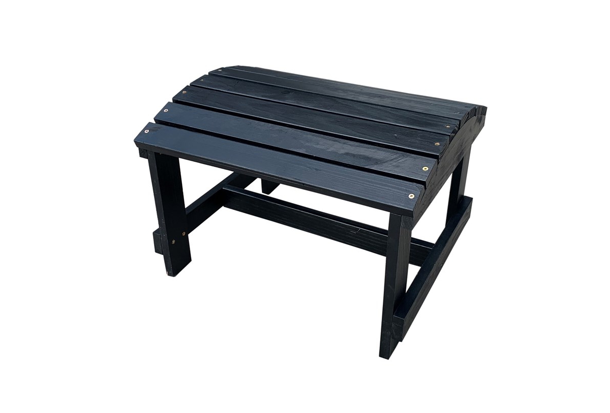 Click here for Jiallo White Adirondack Pine Ottoman - Black prices