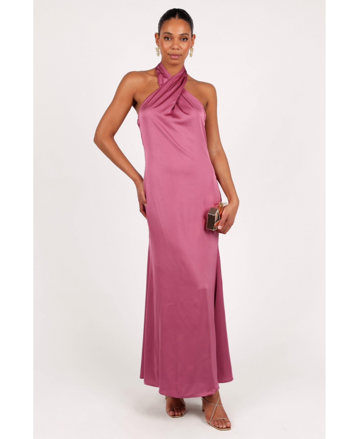 Click here for Petal and Pup Womens Mila Halterneck Maxi Dress -... prices