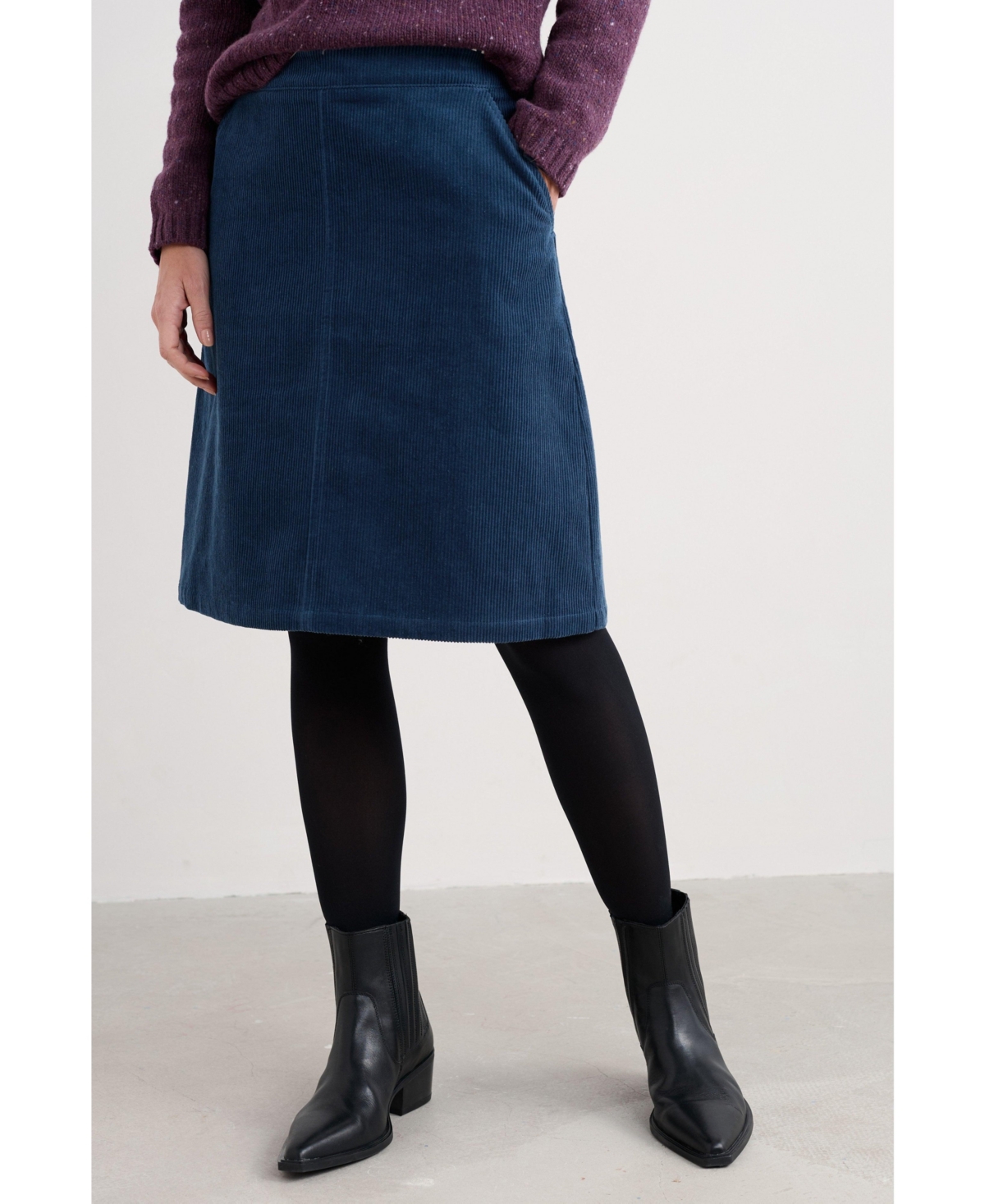 Click here for Seasalt Cornwall Womens Dovetail Skirt - Sea cave prices