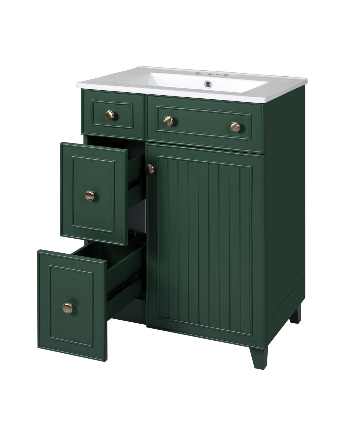 Click here for Casainc 24 Bathroom Vanity Cabinet with Ceramic Si... prices