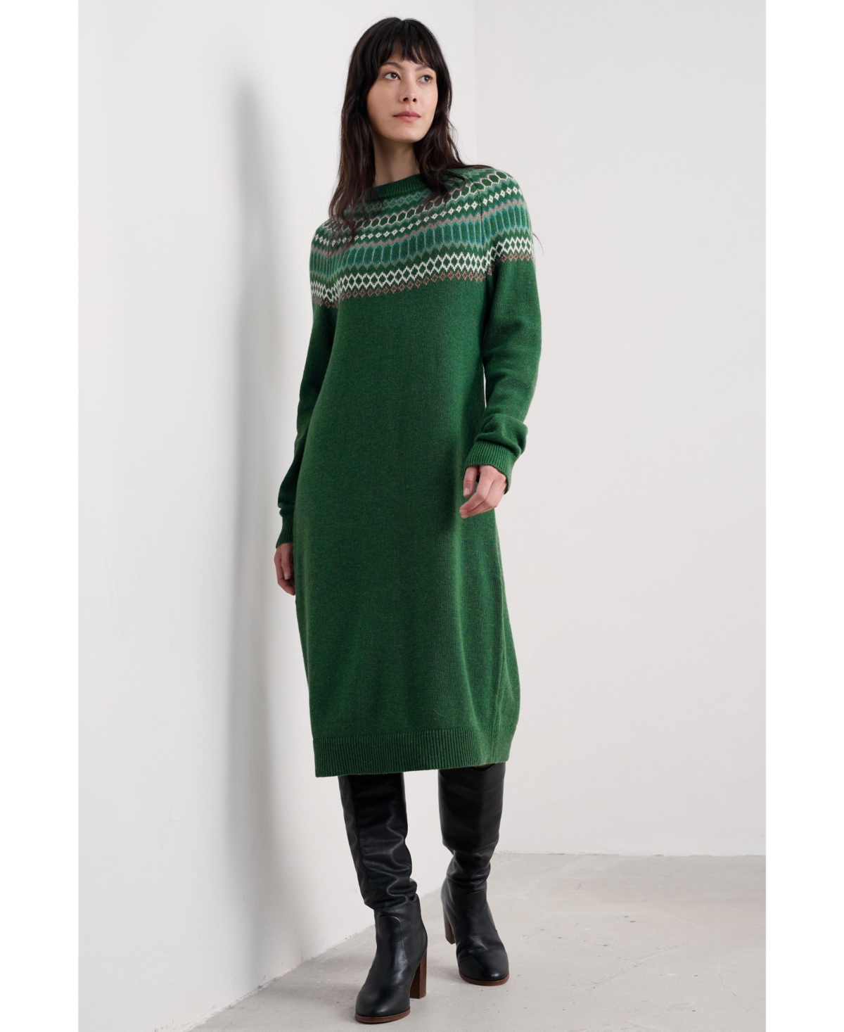Click here for Seasalt Cornwall Womens Bird Ring Long Sleeve Dres... prices