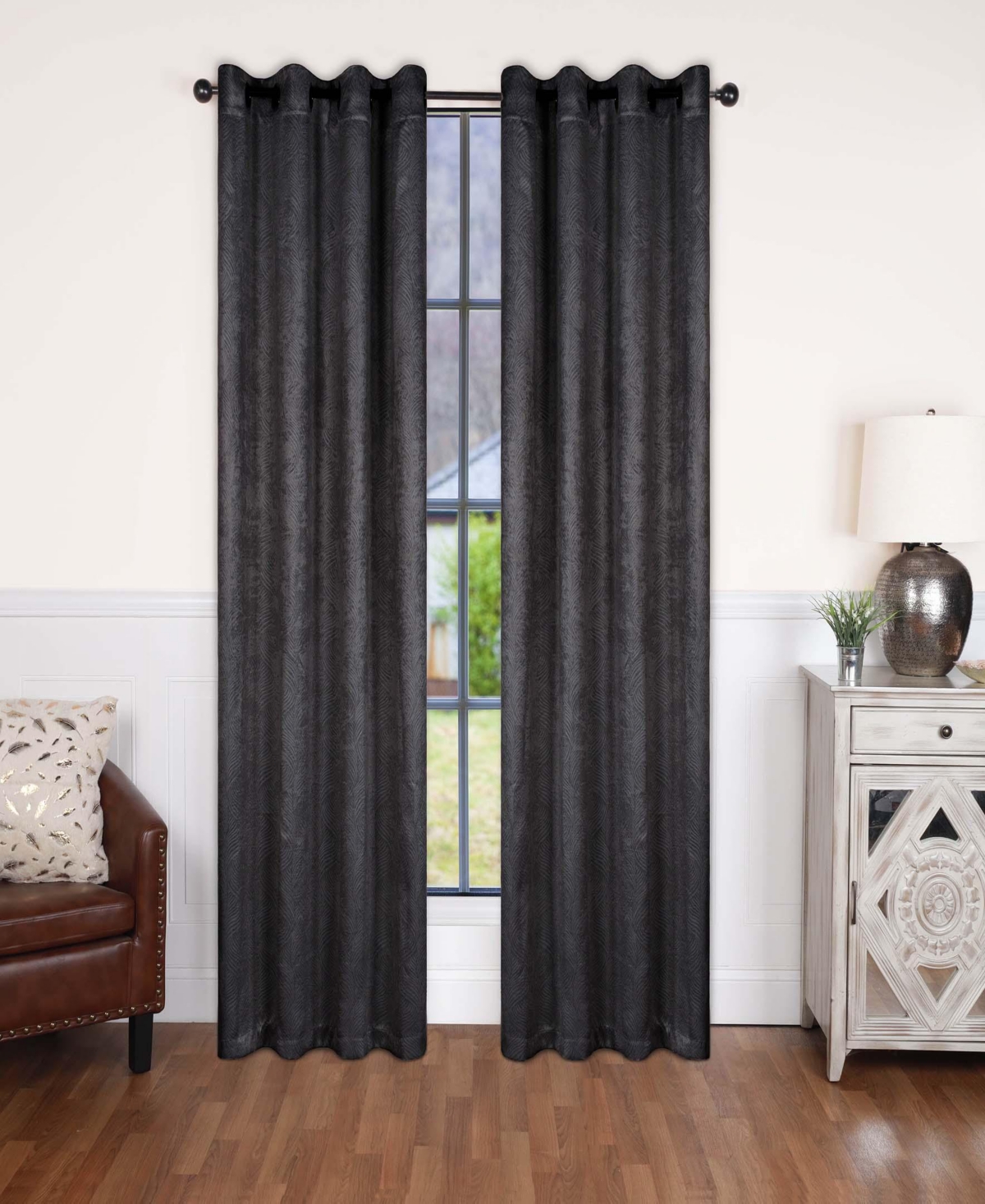 Click here for Superior Modern Solid Room Darkening Grommet Top C... prices