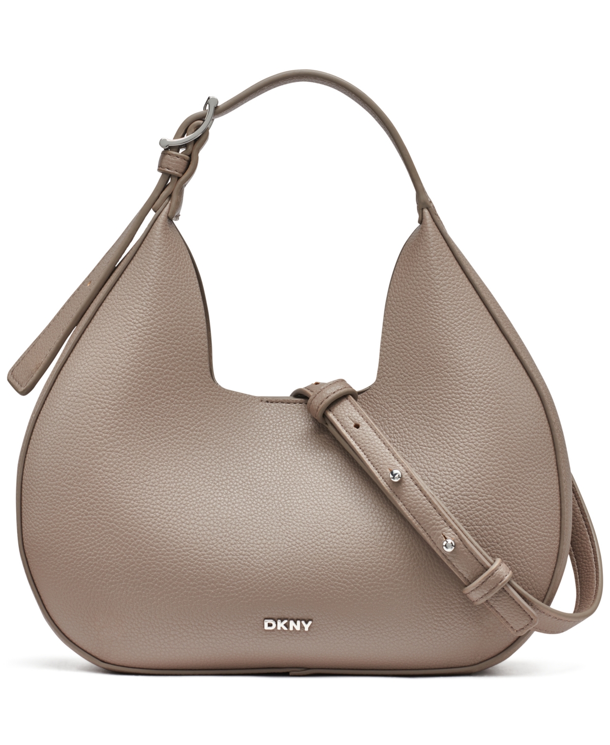 Click here for Dkny Womens Camila Small Hobo Handbag - Mink prices