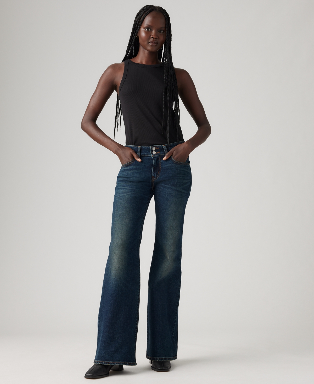 Click here for Levis Womens Superlow Flare-Leg Jeans - Also Me prices