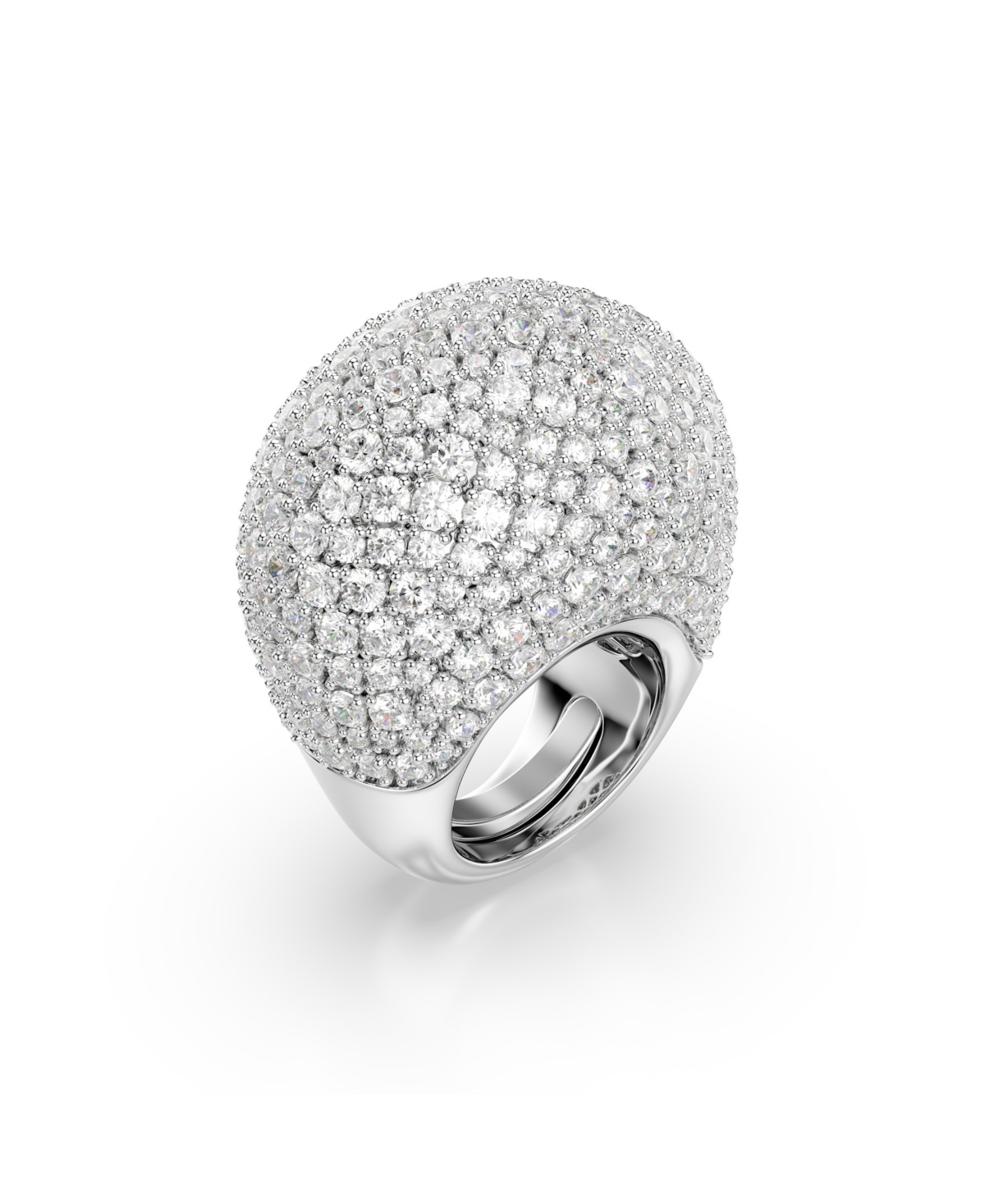 Click here for Swarovski Sublima Cocktail White Rhodium Plated Ri... prices