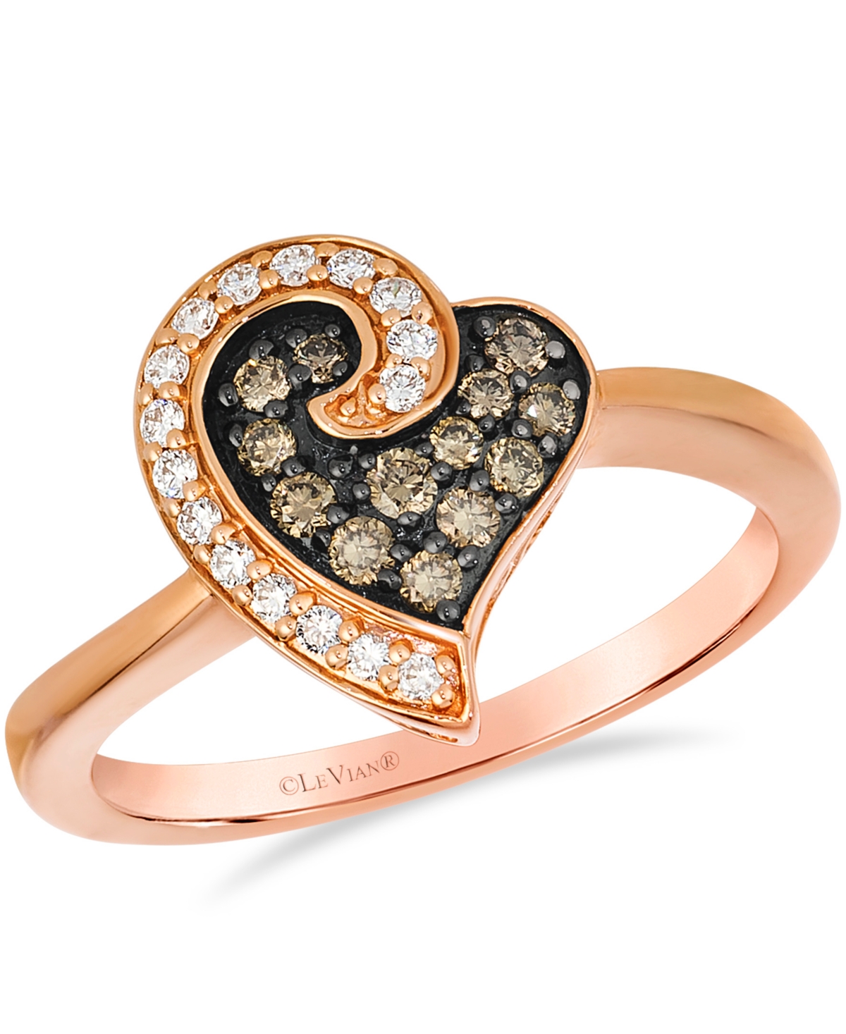 Click here for Le Vian Vanilla Diamond and Chocolate Diamond Ring... prices
