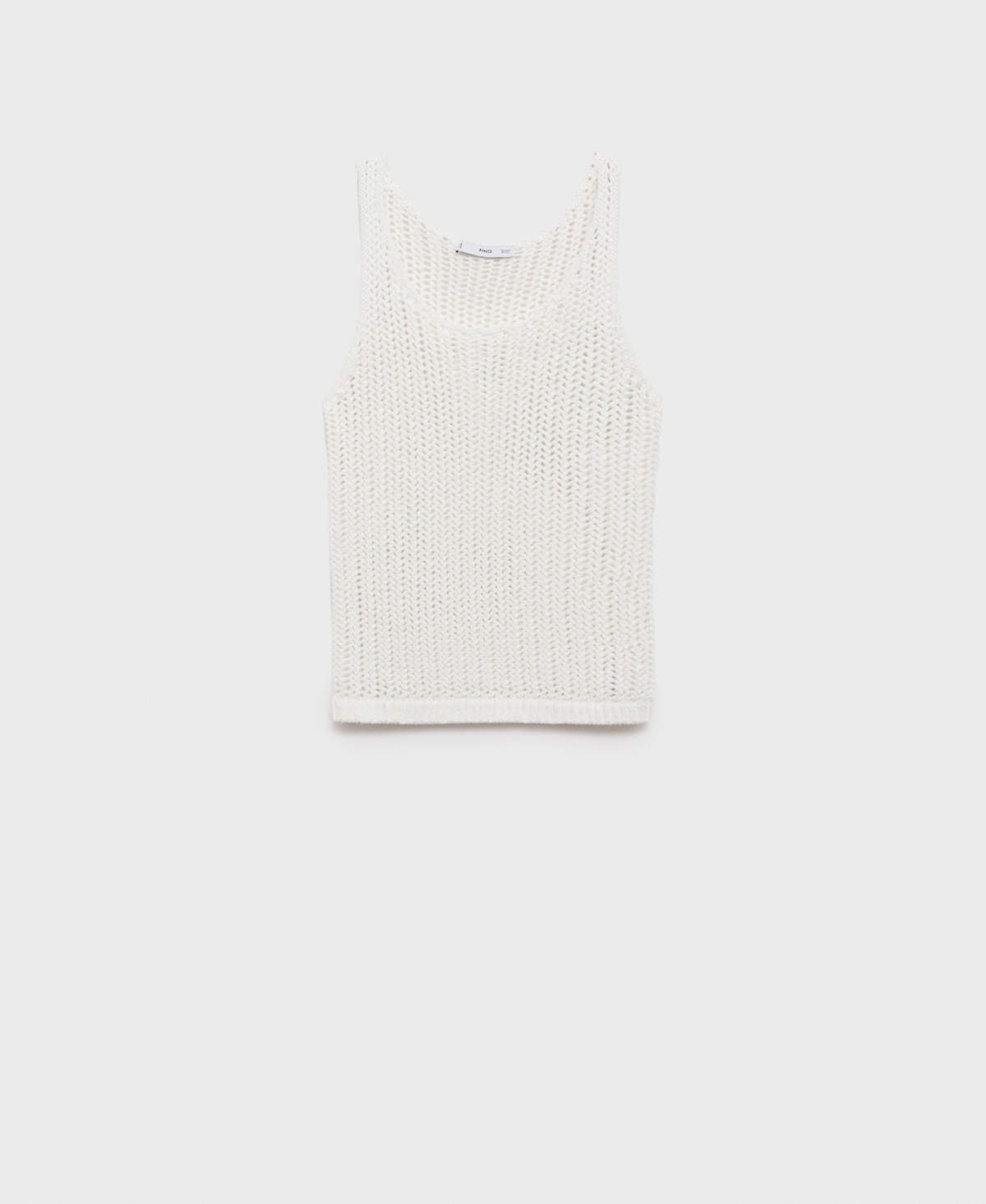 Click here for Mango Womens Straps Crochet Top - Off White prices
