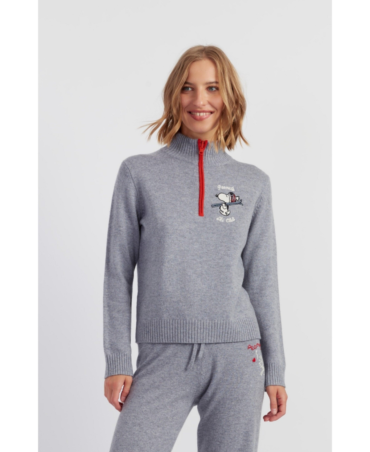 Click here for Chinti & Parker Womens Wool-Cashmere Snoopy Ski Zi... prices