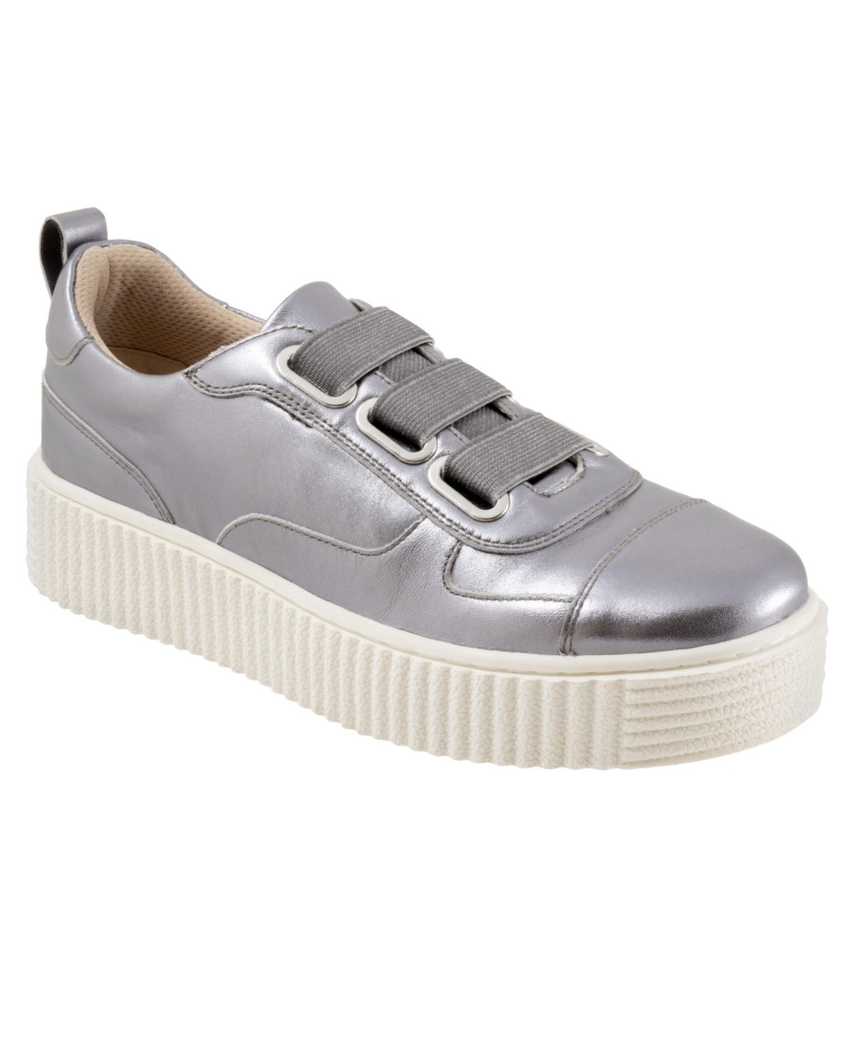 Click here for Trotters Bliss Sneaker - Pewter prices