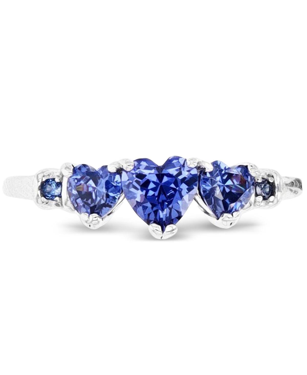 Click here for Macys Tanzanite Heart Shape Anniversary Band Ring... prices