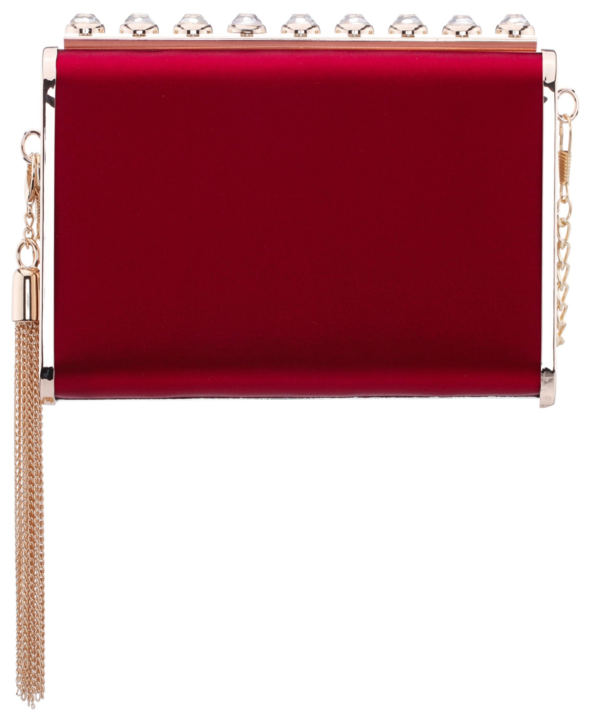 Click here for Nina Crystal Ornamented Minaudiere Tassel Lift Loc... prices