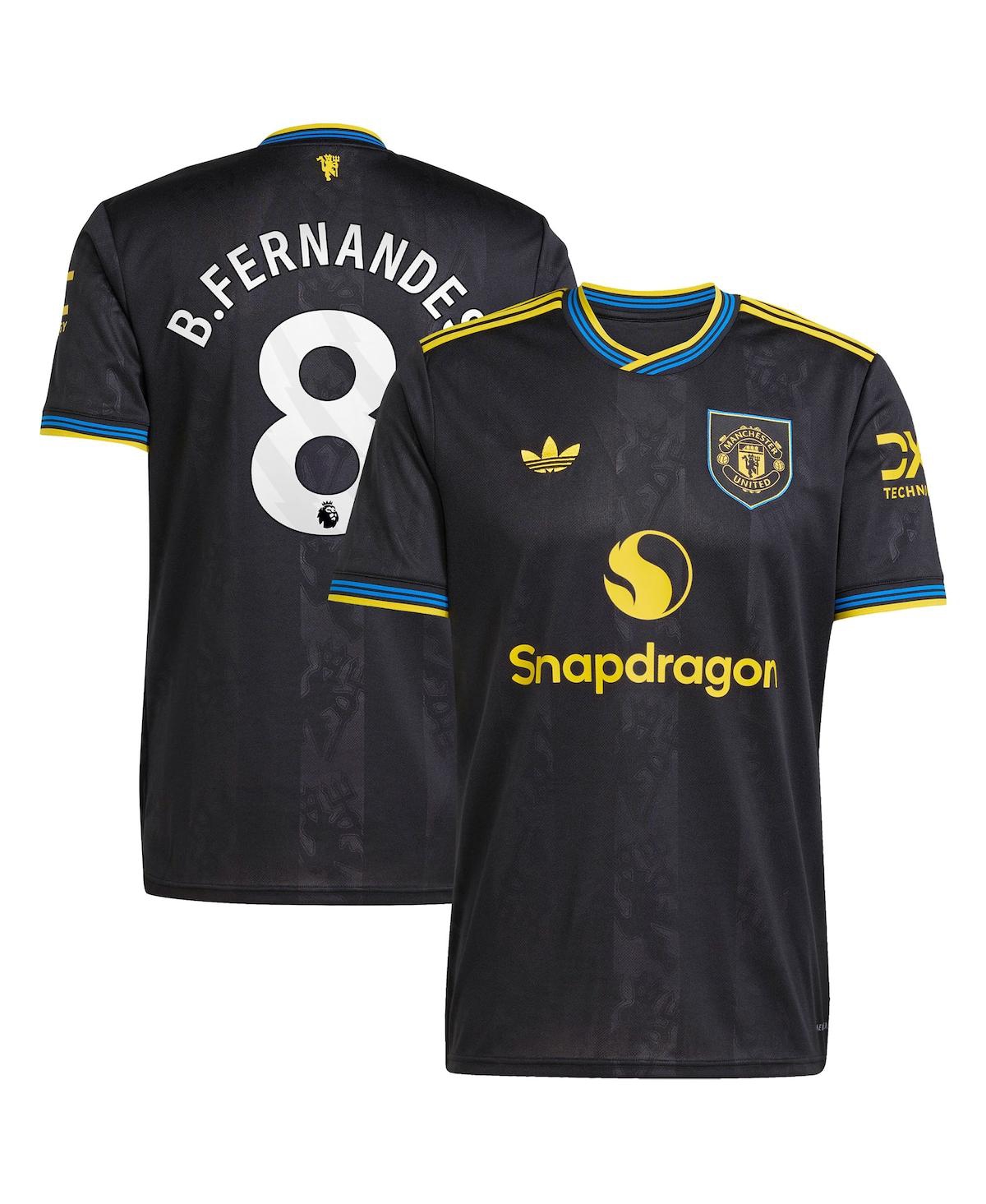 Click here for Adidas Mens Bruno Fernandes Black Manchester Unite... prices