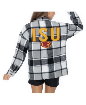 Gameday Couture Women's Grey Iowa State Cyclones Long Sleeve Brushed ...
