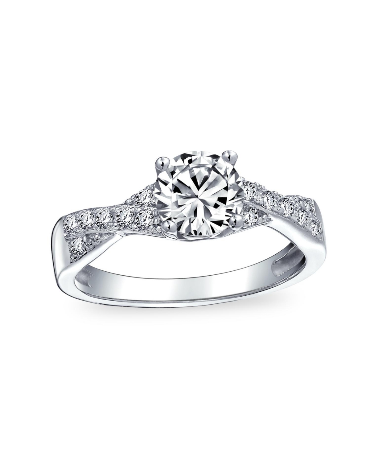 Click here for Bling Jewelry 2CTW Round Solitaire Cubic Zirconia... prices