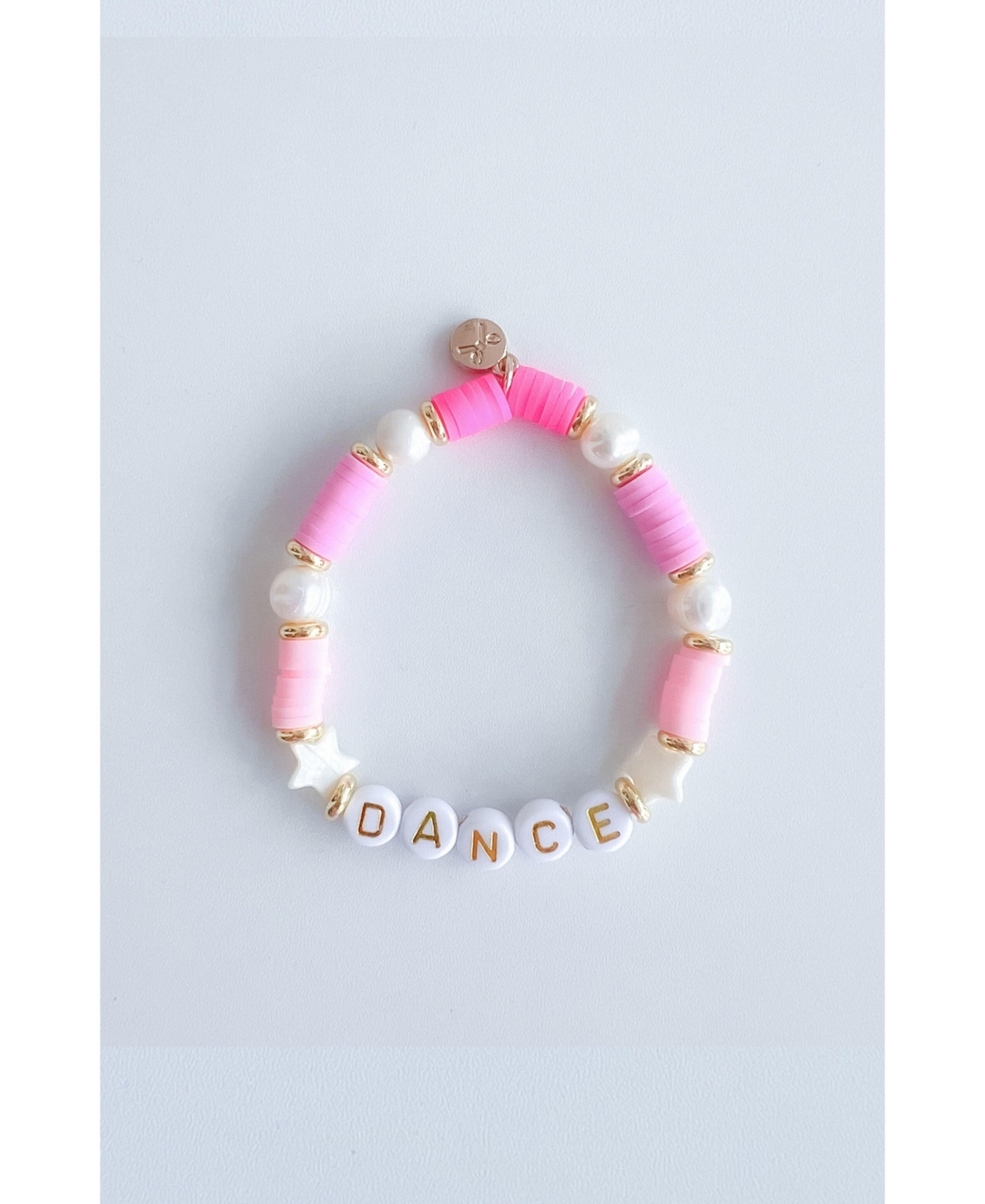 Click here for Bits & Bows Girls Dance Bracelet in Pink prices