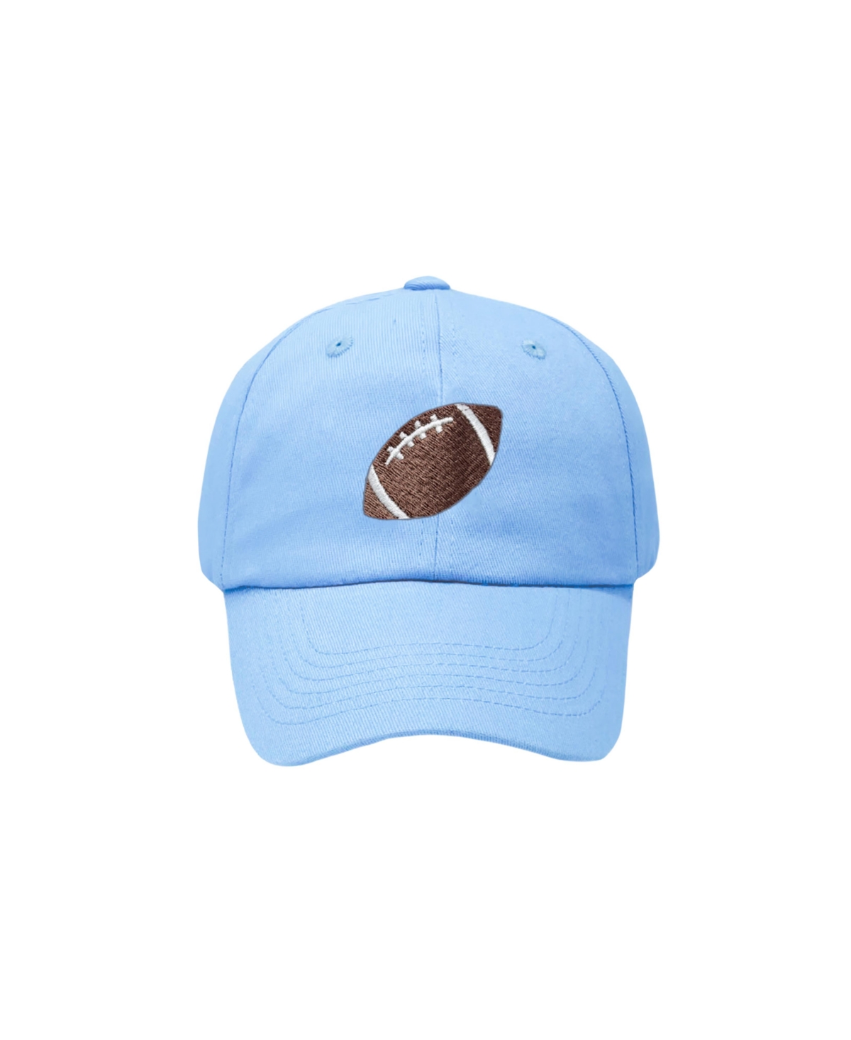 Click here for Bits & Bows Boys Football Baseball Hat in Blue - B... prices