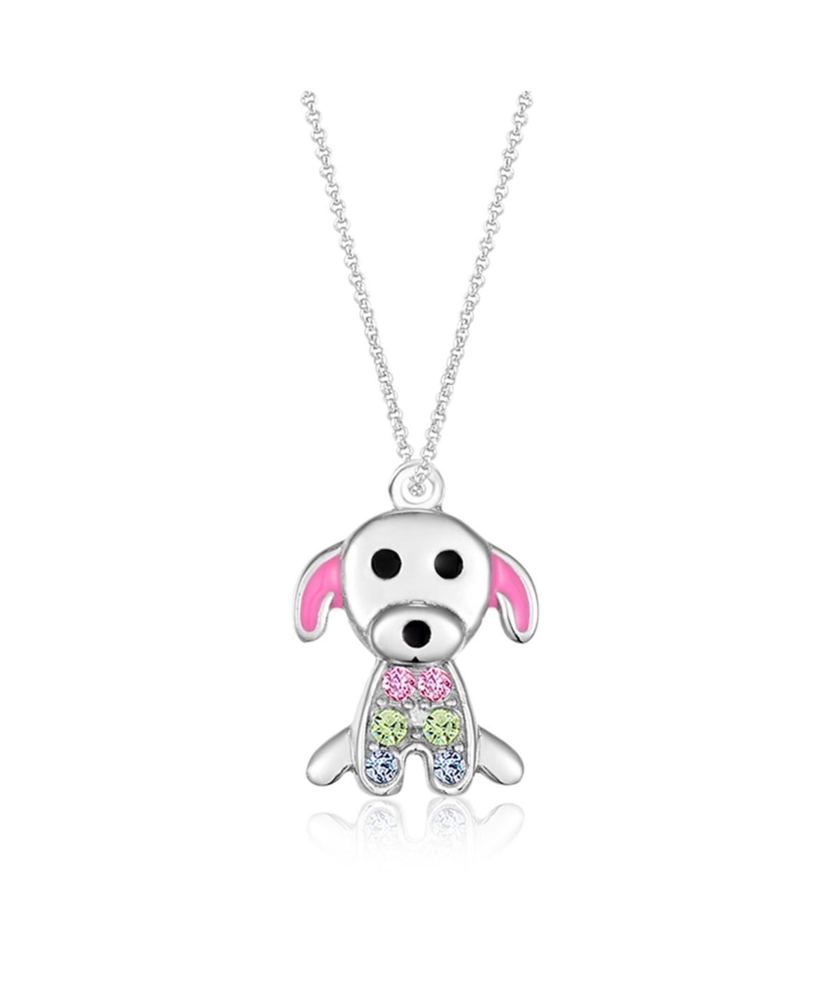 Click here for Chanteur Girls /Girl/Dog Crystal White Gold Pallad... prices