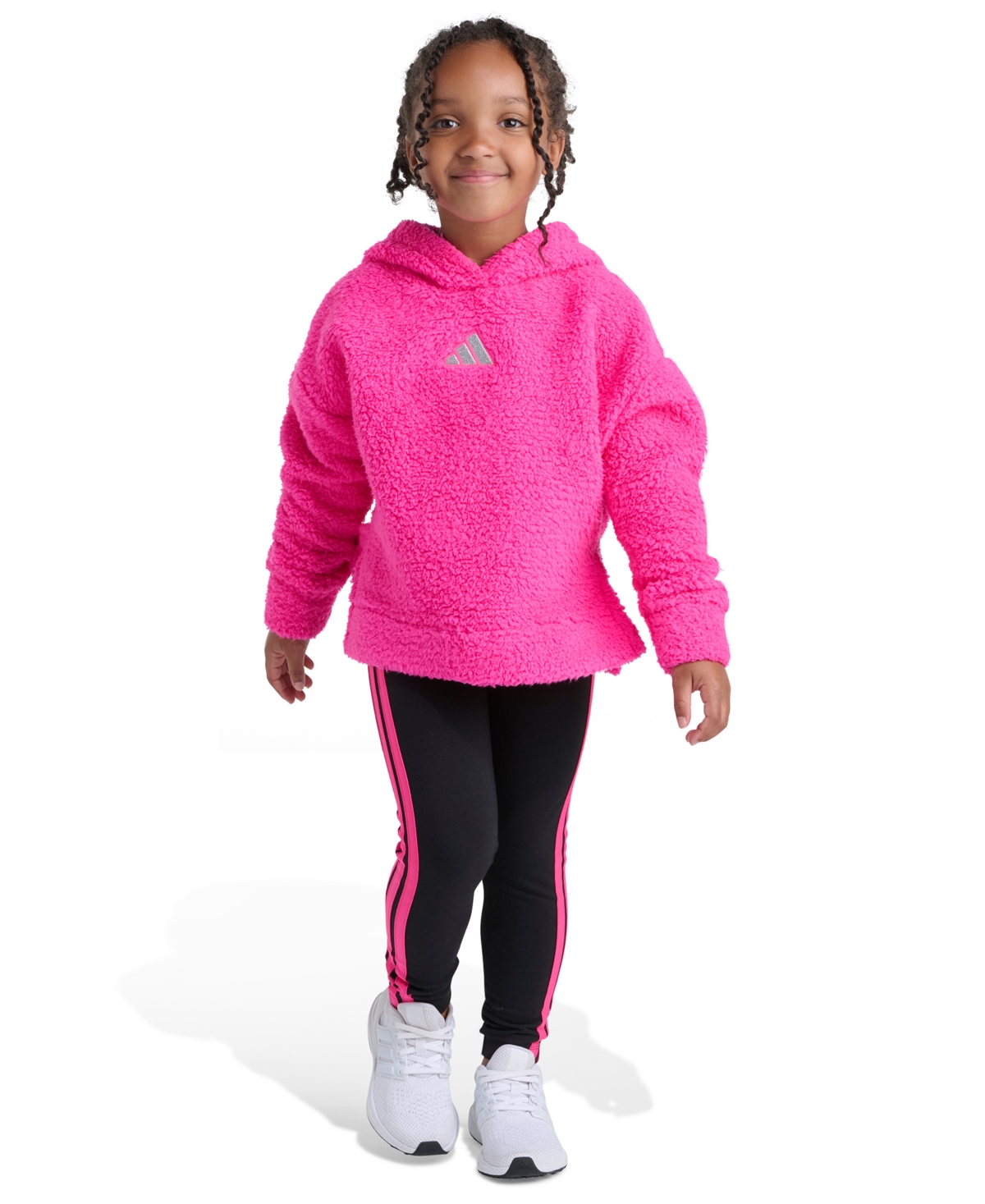 Click here for Adidas Toddler and Little Girls 2T-7 Two Piece Fle... prices