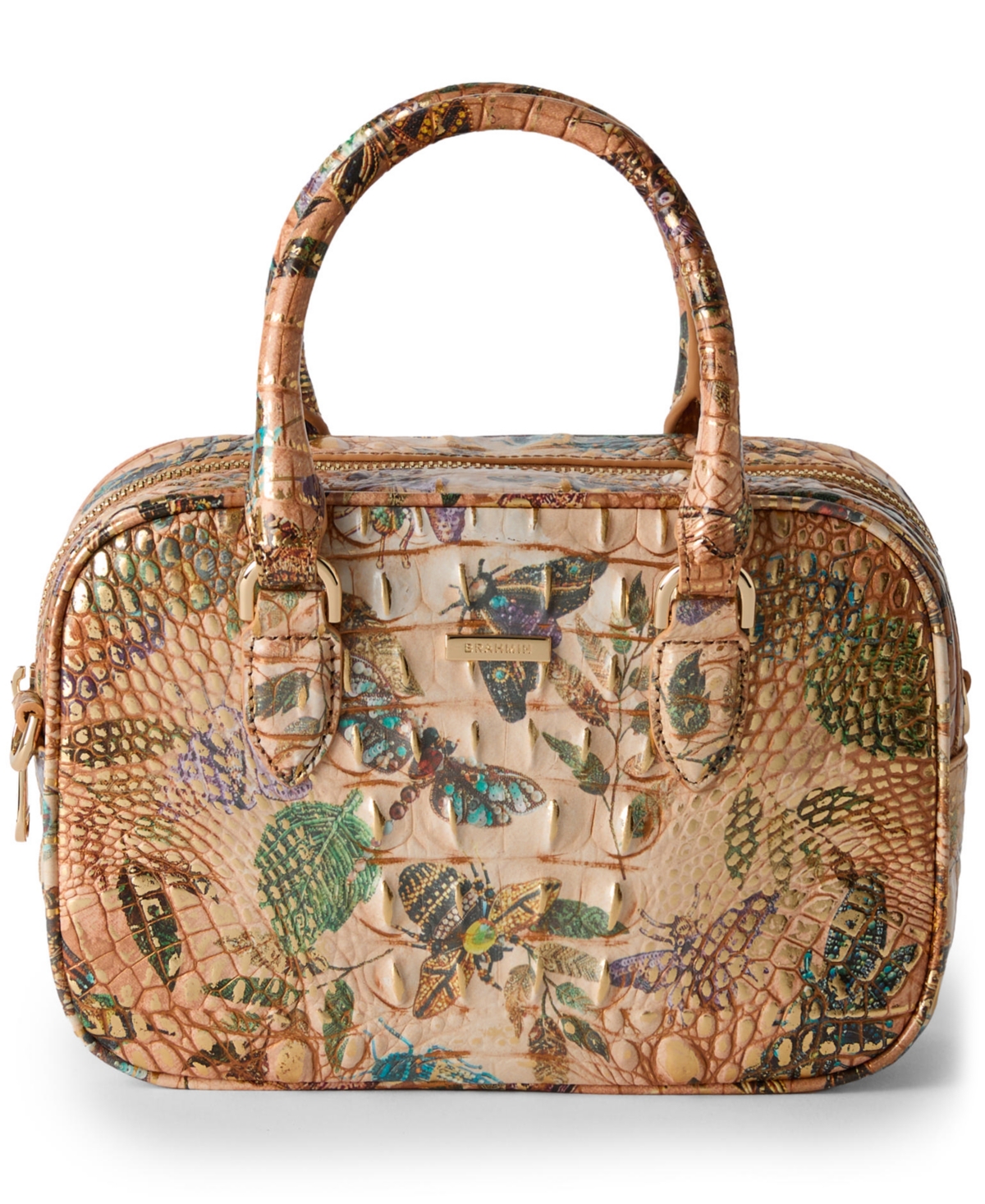 Click here for Brahmin Mara Small Leather Melbourne Satchel Bag -... prices