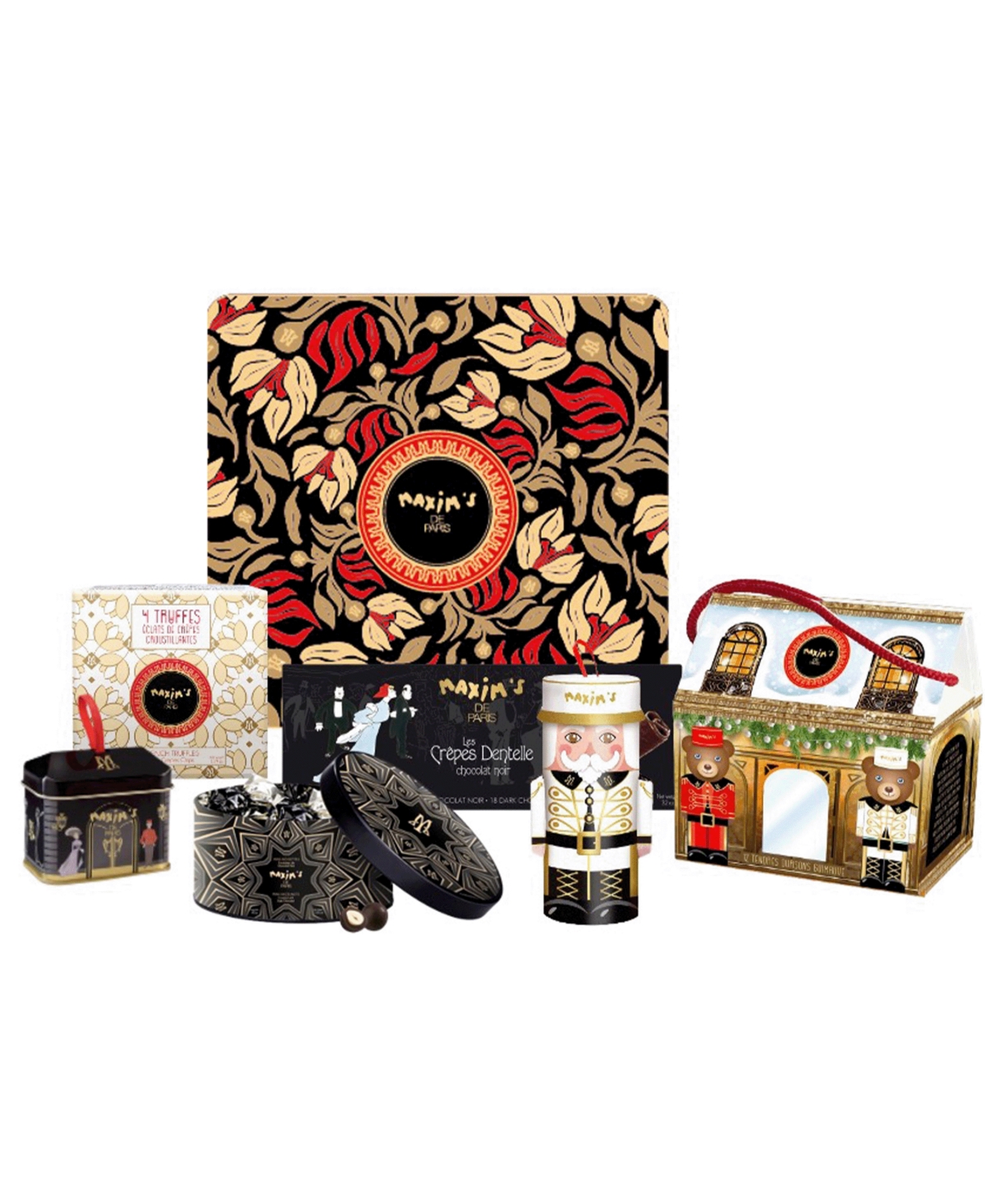 Click here for Maxims De Paris - Joyeux Noel Gourmet Chocolate Ti... prices