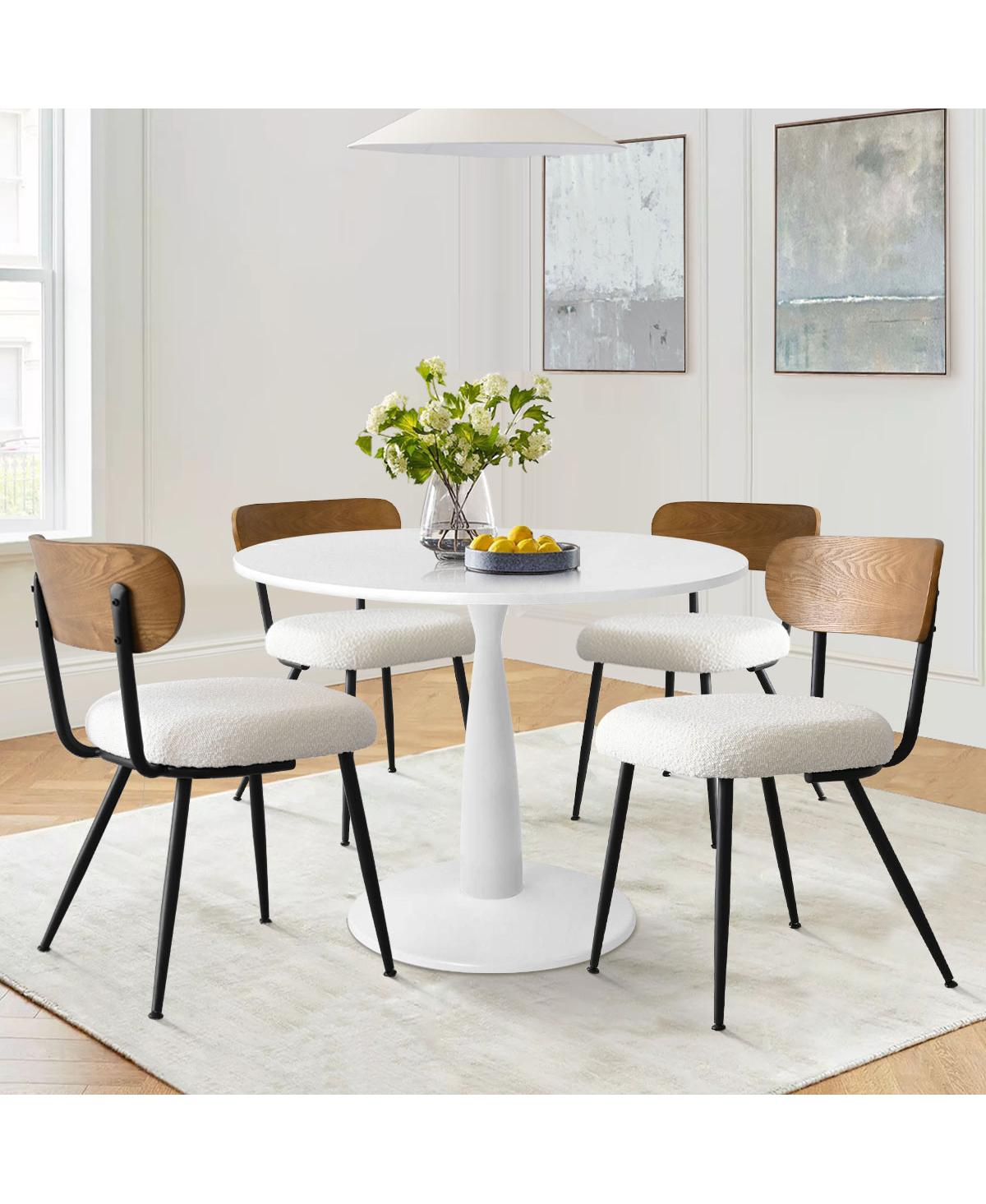 Click here for Elegant 5-Piece Dining Set Featuring a 35-Inch Rou... prices
