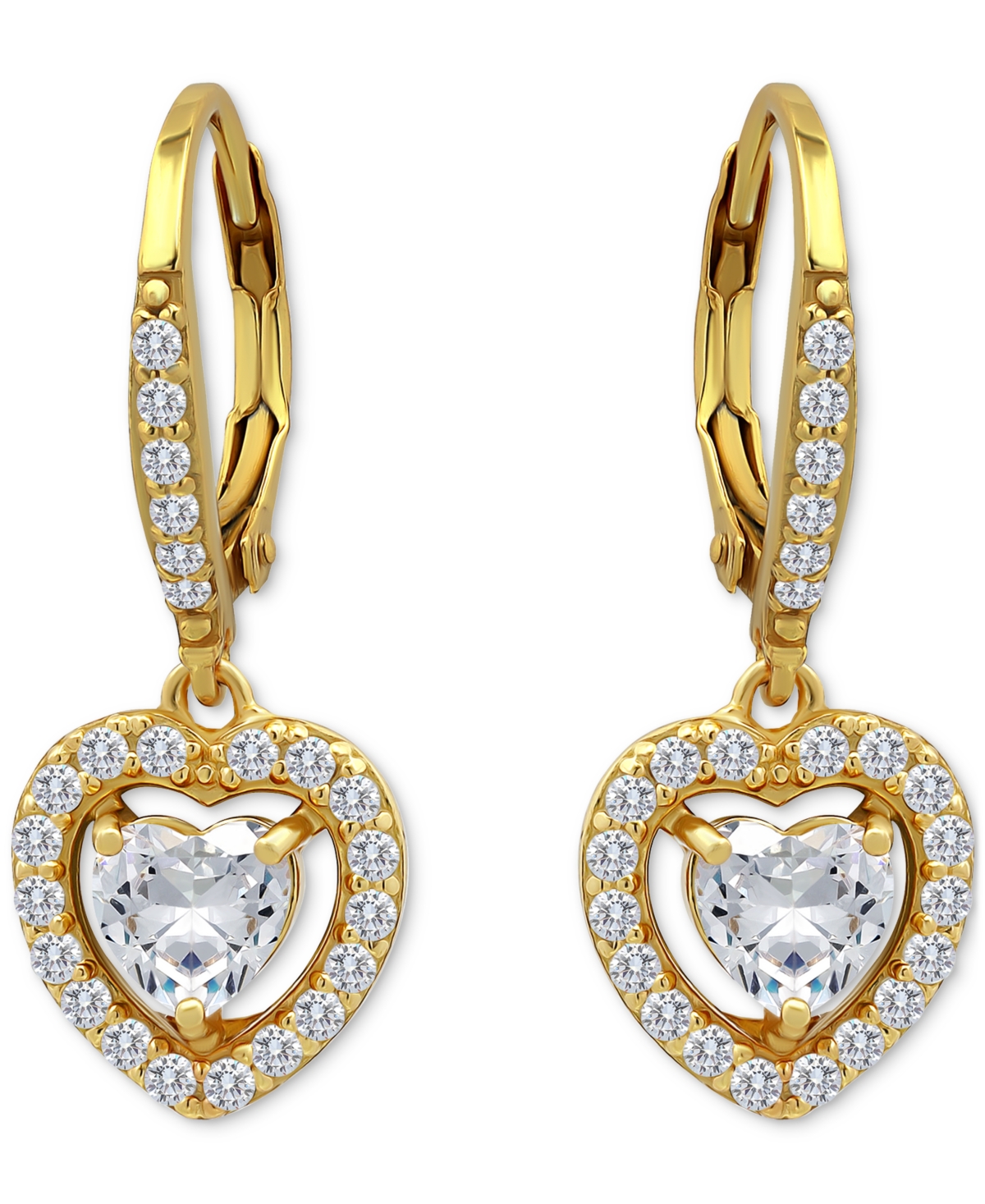 Click here for Giani Bernini Heart Earrings (2-1/8 ct.t.w) in 18K... prices