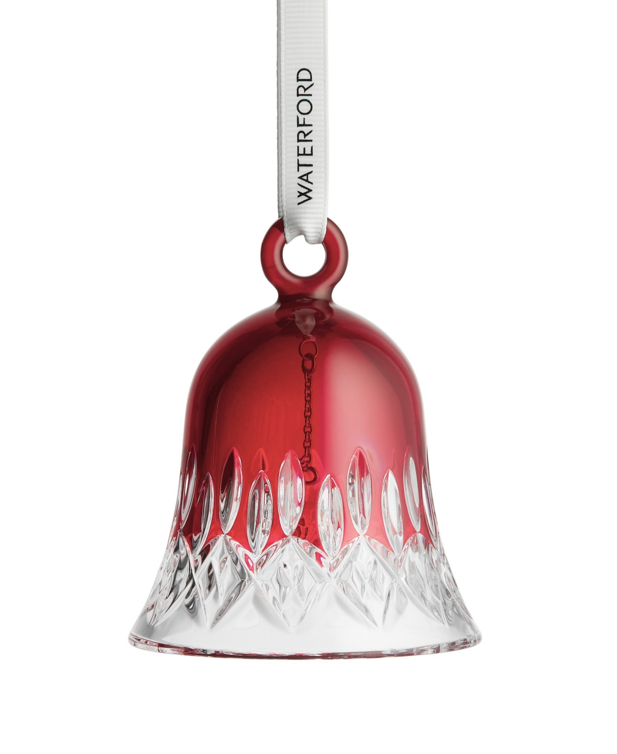 Click here for Waterford Lismore Red Bell Ornament - Red prices