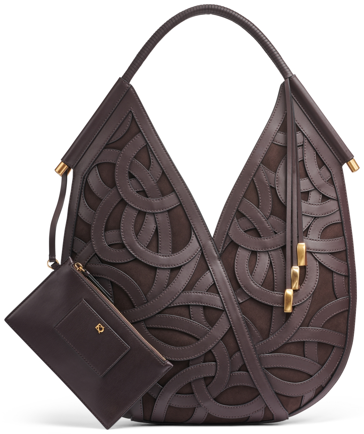 Click here for Donna Karan New York Baldwin Woven Leather Floral... prices