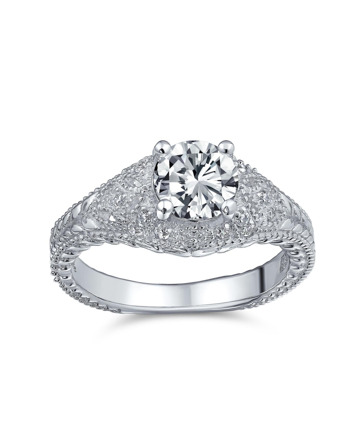 Click here for Bling Jewelry Art Deco Style 2CT Round Cubic Zirco... prices