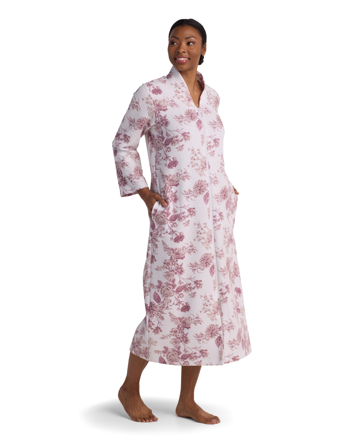 Click here for Miss Elaine Womens V-Neck Long Sleepwear Robe - Be... prices