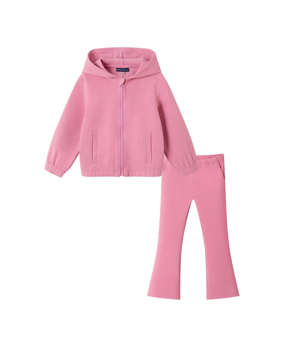 Click here for Andy & Evan Toddler/Child Girls Pink Hooded Sweats... prices
