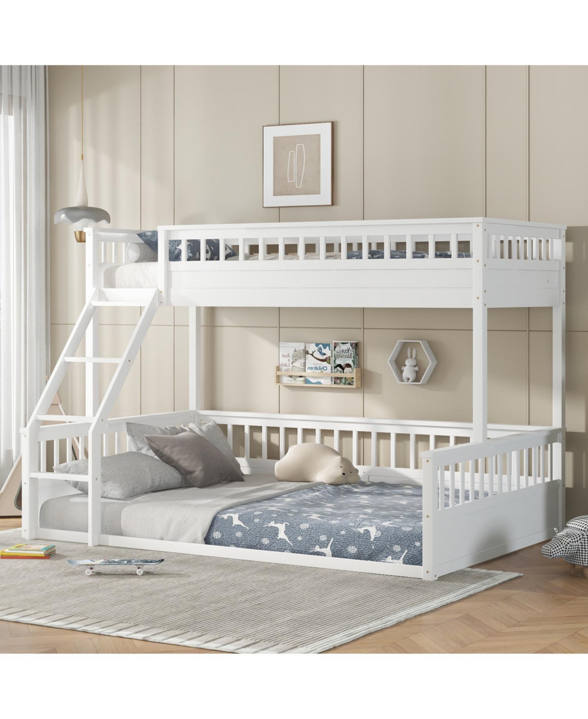 Click here for Streamdale Furniture Twin Xl over Queen Bunk Bed w... prices