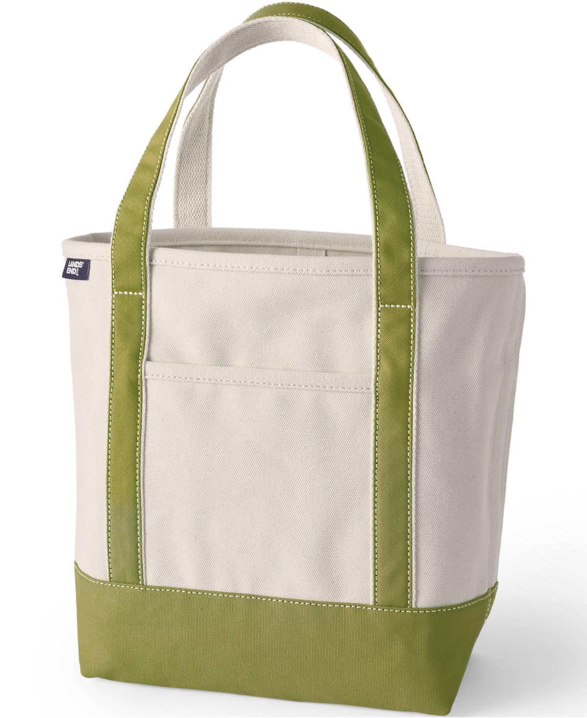 Click here for Lands End Medium 5 Pocket Open Top Canvas Tote Bag... prices
