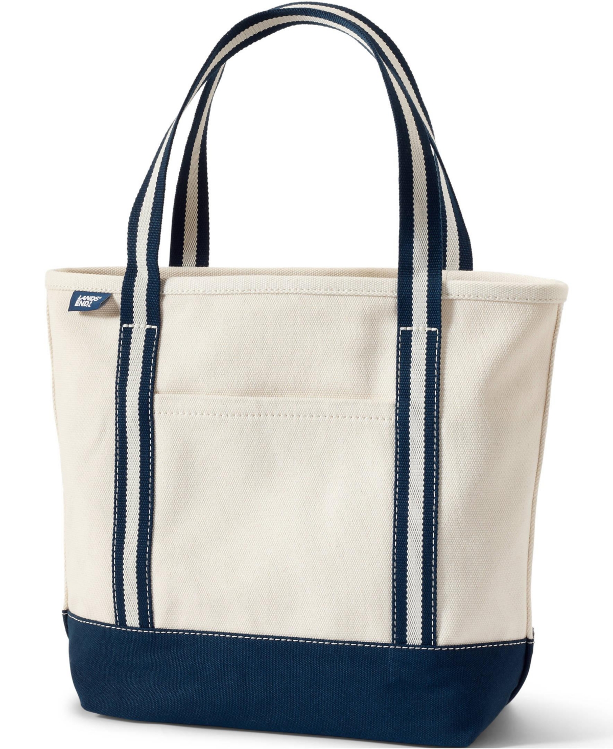Click here for Lands End Medium 5 Pocket Open Top Canvas Tote Bag... prices