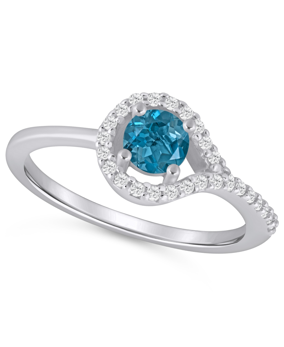 Click here for Macys Gemstone and Diamond Ring (1/6 ct. t.w.) in... prices