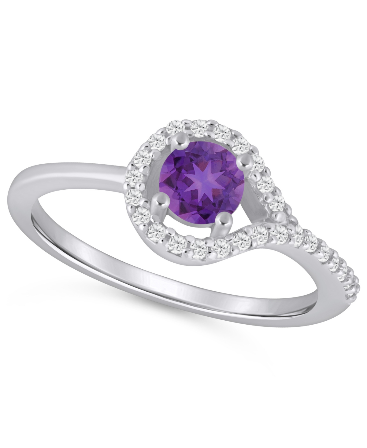 Click here for Macys Gemstone and Diamond Ring (1/6 ct. t.w.) in... prices