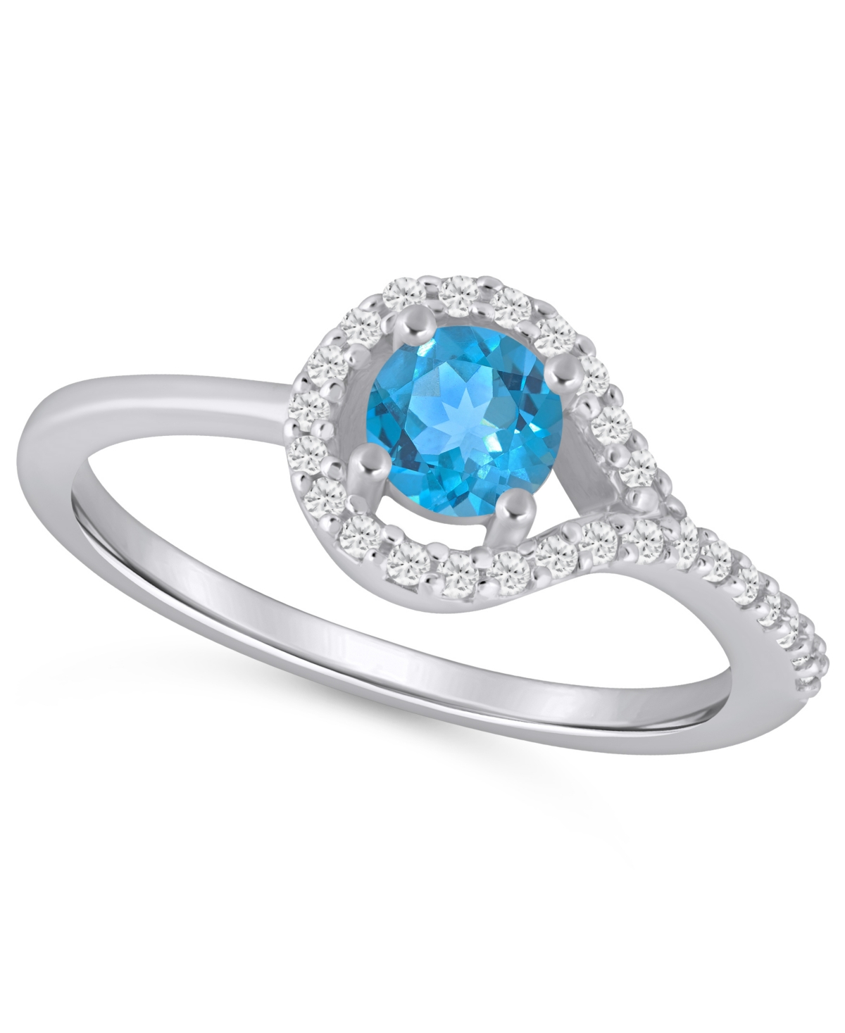 Click here for Macys Gemstone and Diamond Ring (1/6 ct. t.w.) in... prices