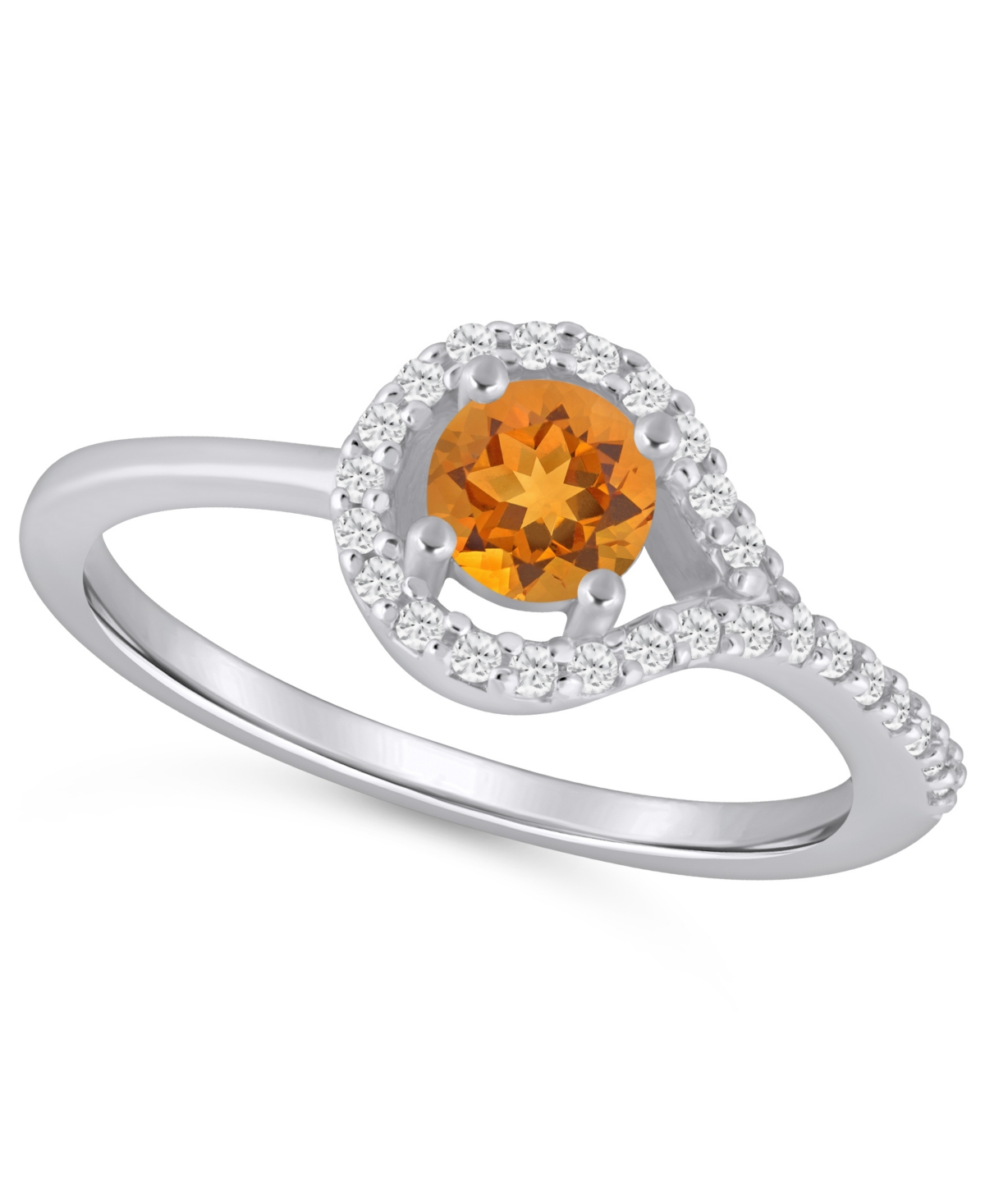 Click here for Macys Gemstone and Diamond Ring (1/6 ct. t.w.) in... prices
