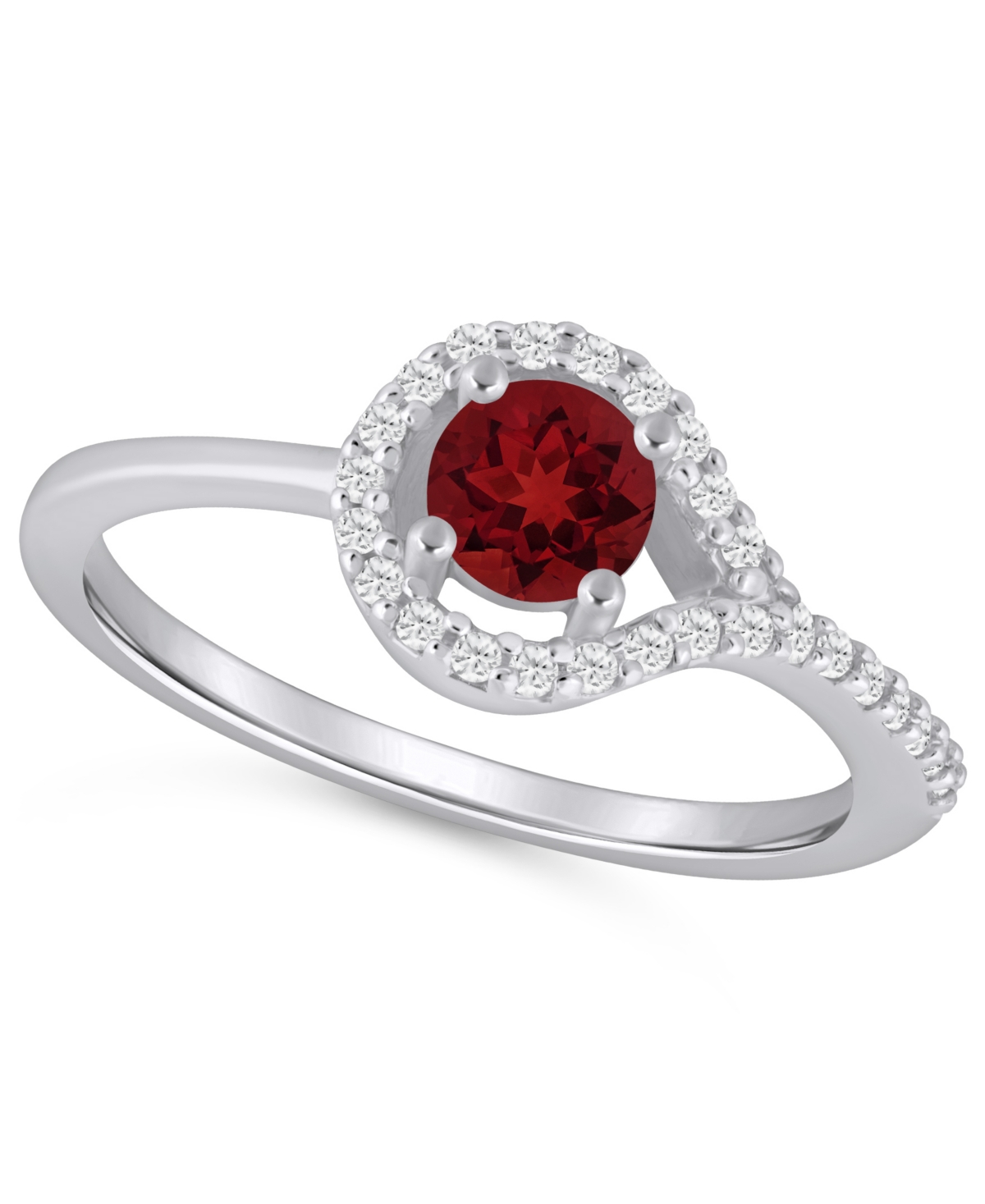 Click here for Macys Gemstone and Diamond Ring (1/6 ct. t.w.) in... prices