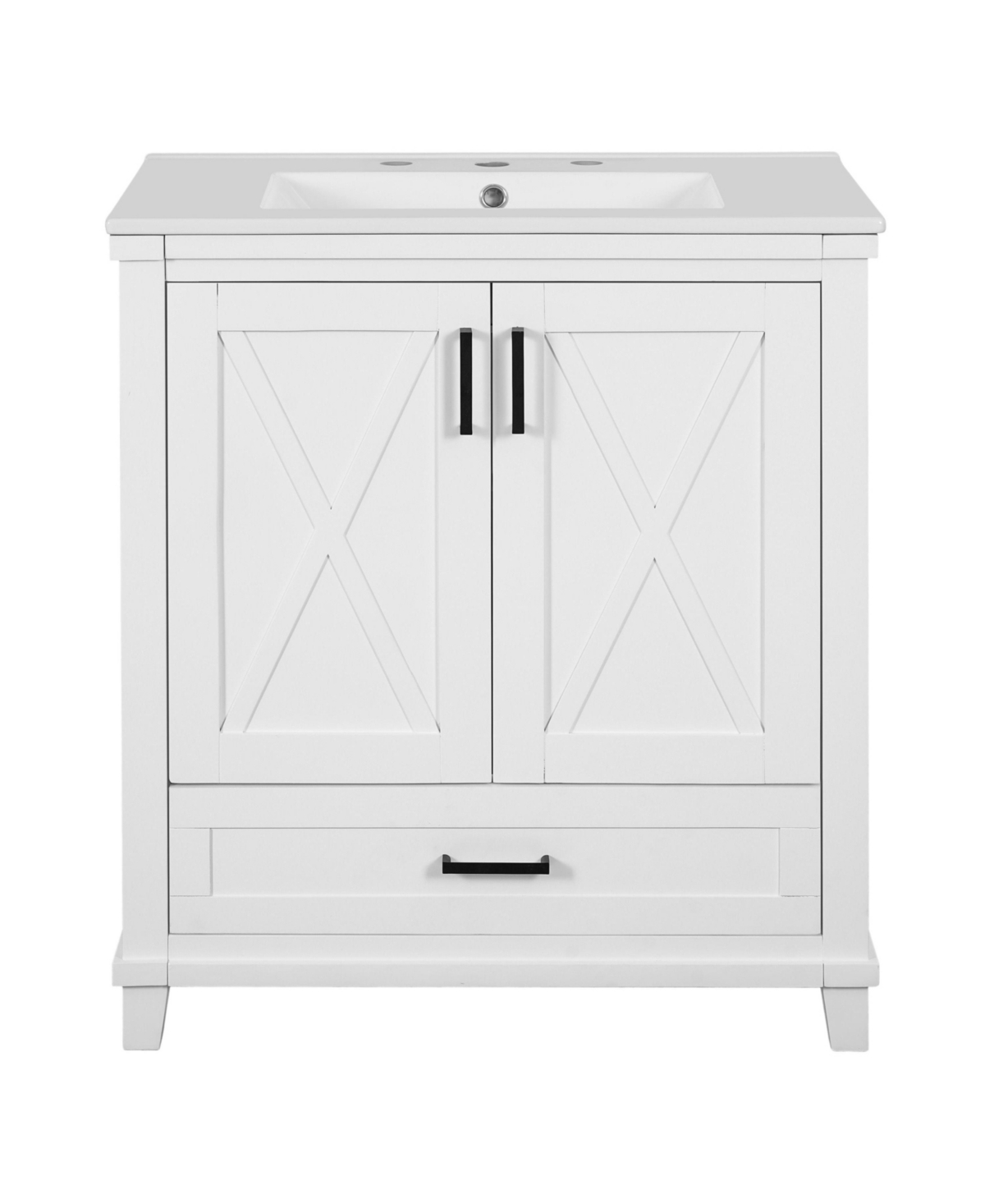 Click here for Casainc 30 Bathroom Vanity with Sink  Solid Wood F... prices