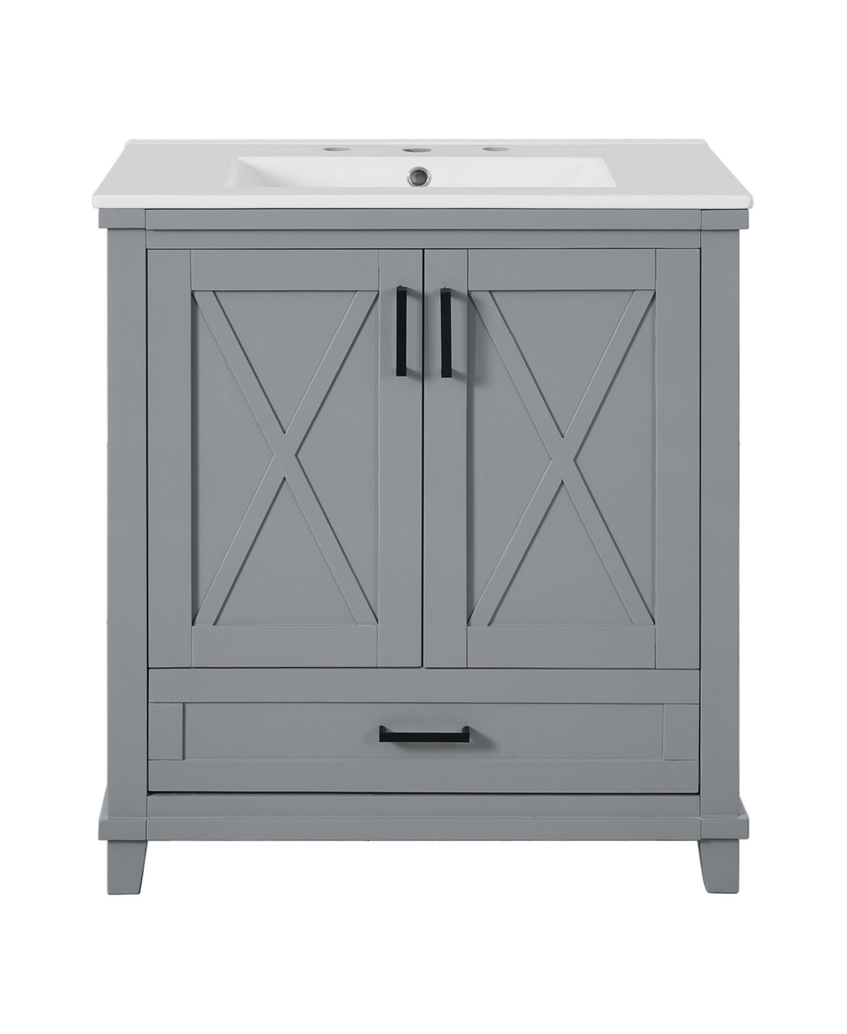 Click here for Casainc 30 Bathroom Vanity with Sink  Solid Wood F... prices