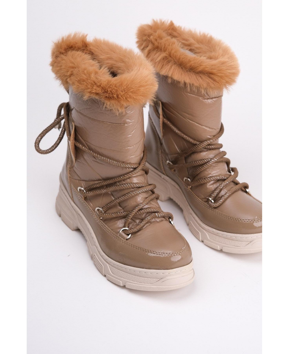 Click here for Prologue Shoes Rosie Fur Lined Boot (Women) - Ligh... prices