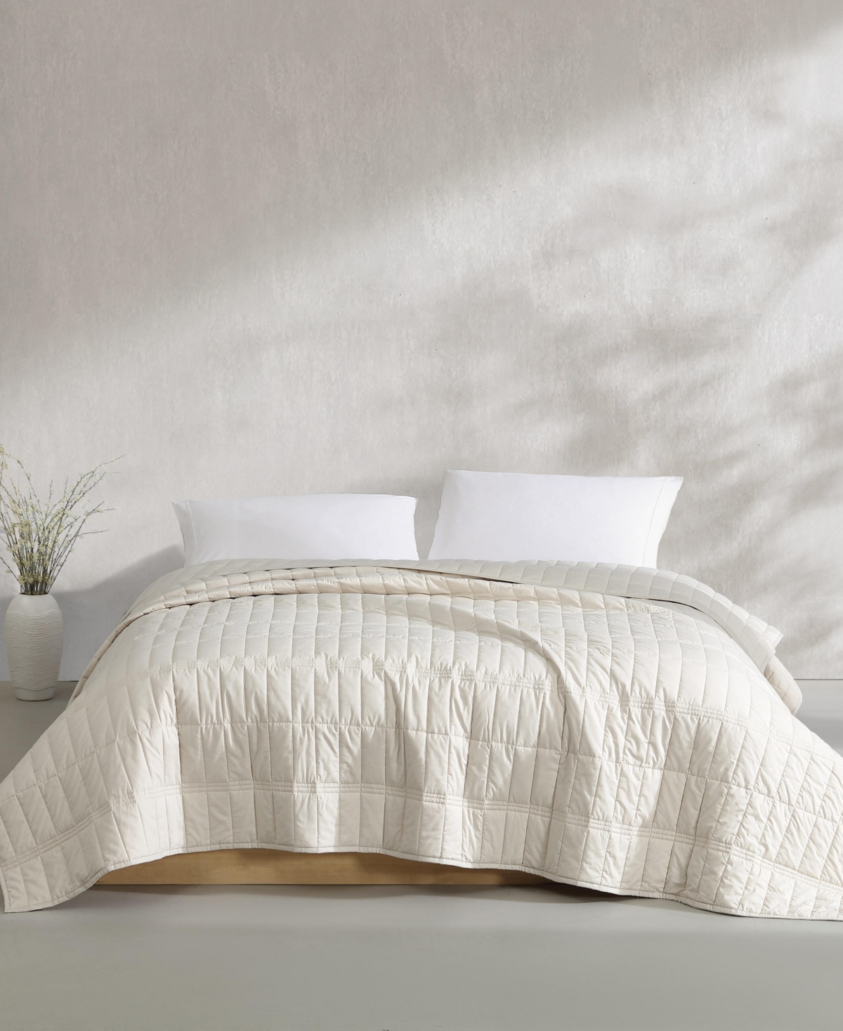 Click here for Calvin Klein Washed Percale Solid Cotton 2-Pc. Qui... prices