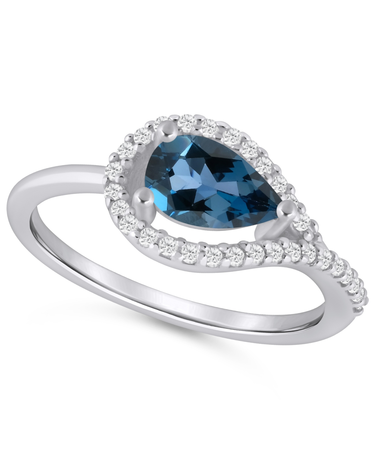 Click here for Macys Gemstone and Diamond Ring (1/5 ct. t.w.) in... prices