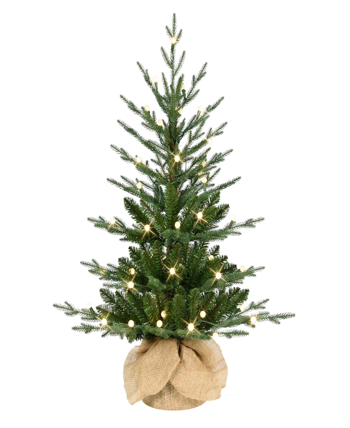 Click here for Puleo 3 Pre-Lit Artificial Christmas Tree in Burla... prices