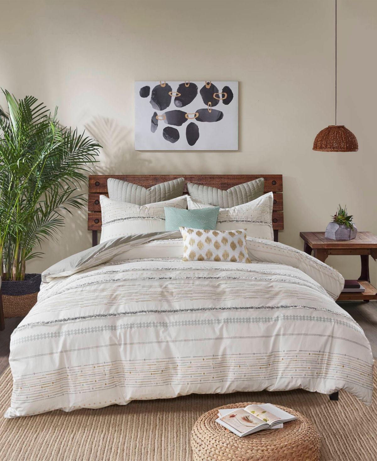 Click here for Ink+Ivy Nea Boho Stripe 3-Pc. Comforter Set  Full/... prices